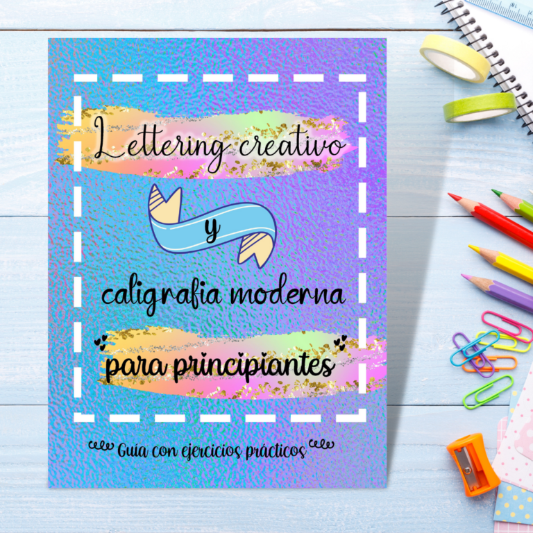 Cuaderno de Lettering con puntos para niños
