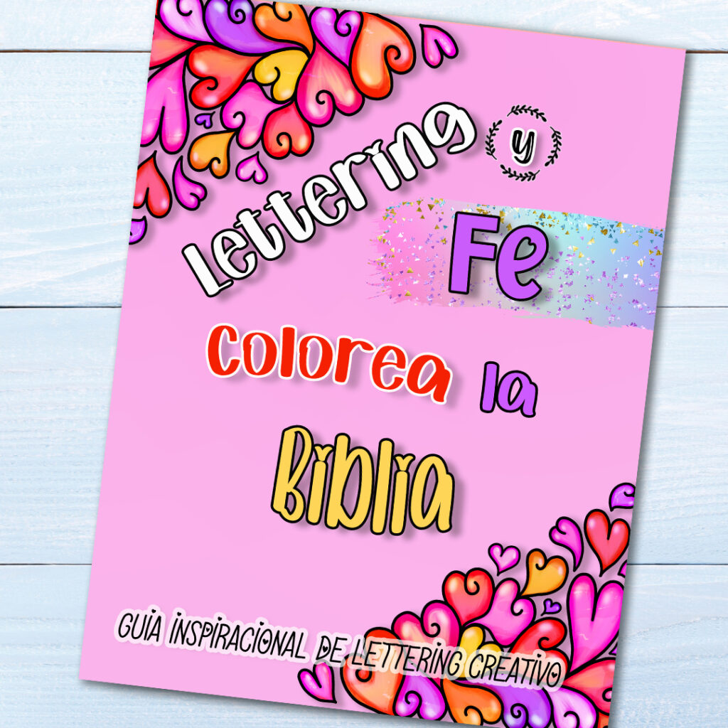 Lettering y fe. Colorea la Bíblia.