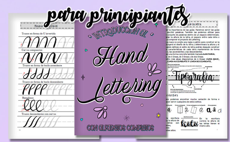 Introducción al Hand Lettering con abecedarios completos